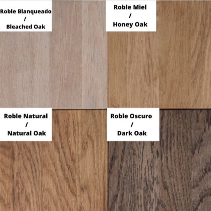 Muestras de color de roble macizo – Mobel.store